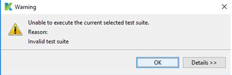 After Add Duplicate Test Cases In Single Test Suite Getting Invalid Test Suite Error While