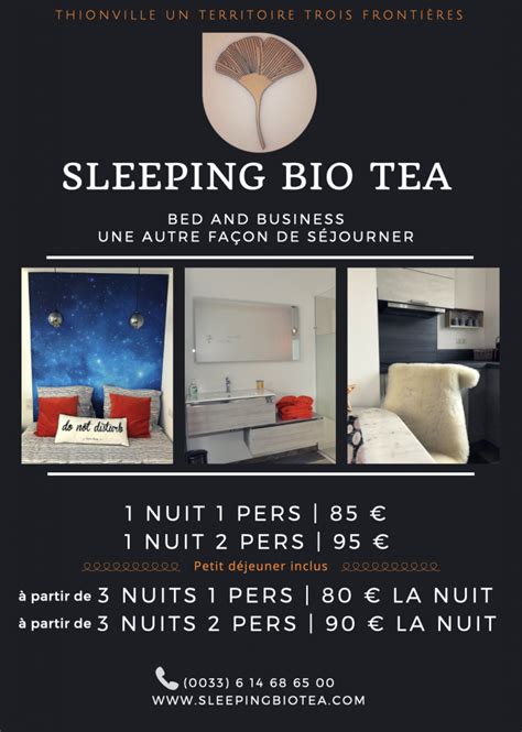 Sleeping Bio Tea Bnb Hébergement Gite Chambre Dhôtes Thionville Metz