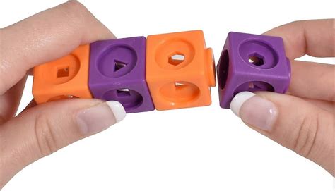 Math Cubes Set Of 100 Linking Cubes For Early Math Connecting Manipulative For Preschool