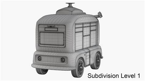Autonomous Delivery Service Robot Amr 3d Model Turbosquid 2034132