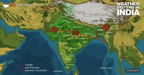 Weather Forecast For August 1 Across India Skymet Weather Services