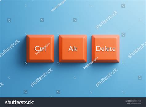Control Alt Delete Keys Computer Keyboard Stock Illustration 1948253938 Shutterstock