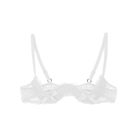 Uk Womens Half Cup Bra Padded Underwired Lace Straps Bralette Brassiere