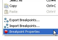Conditional Breakpoints Fusiondebug