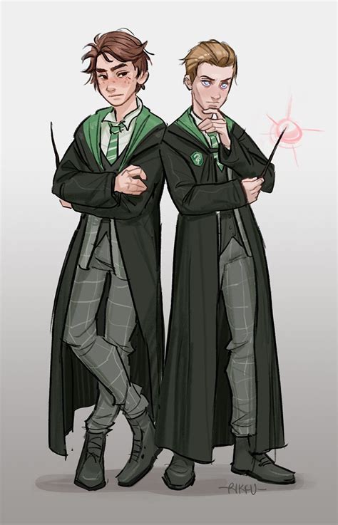 Fan Art Hogwarts Legacy Sebastian Sallow Ominis Slytherin Harry Potter Harry Potter Comics