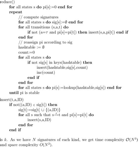 single threaded version of the algorithm download table
