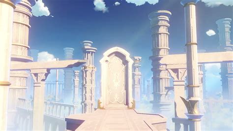 Genshin Impact Celestia Gate Footage Wallpaper YouTube