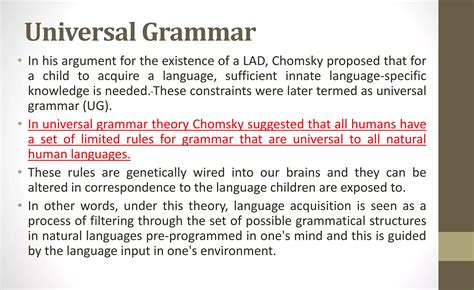 Innateness Hypothesis Pptx
