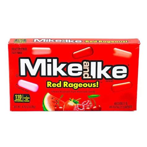 Mike And Ike Red Rageous Theatre Pack Custom Candy Candy Box