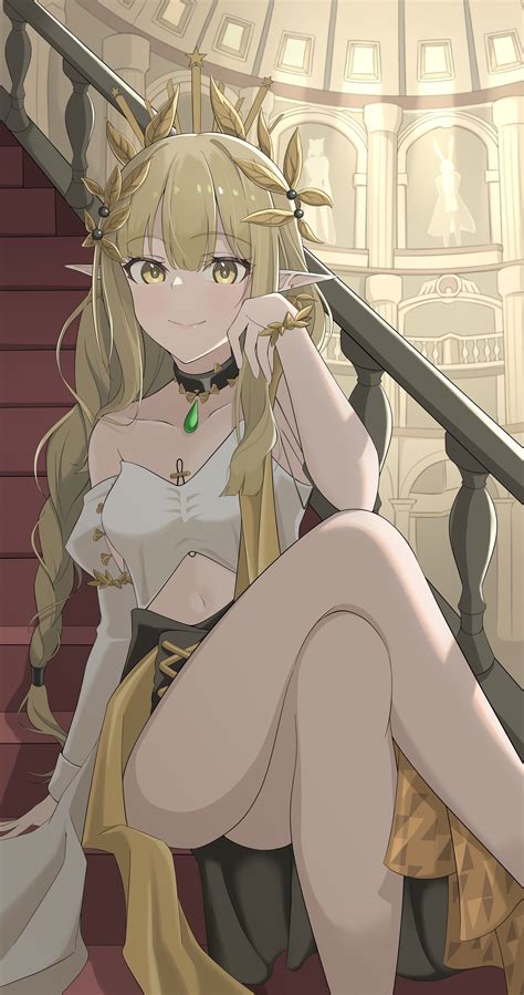 Nekohitsuj96199 Muelsyse Arknights Ambience Synesthesia Arknights Absurdres Commentary