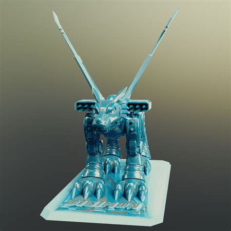 Metalgarurumon Digimon 3d Printing Model Stl