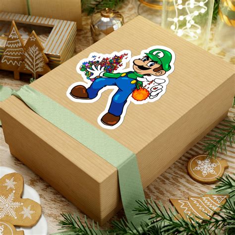 Luigi Doodle Art Sticker Hotkokosart