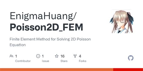 Github Enigmahuangpoisson2dfem Finite Element Method For Solving 2d Poisson Equation