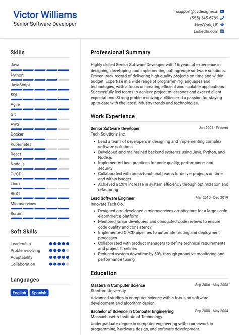 12 Java Software Engineer Resume Examples And Templates For 2024
