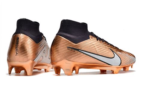 Бутсы Nike Air Zoom Mercurial Superfly IX Elite FG золотые