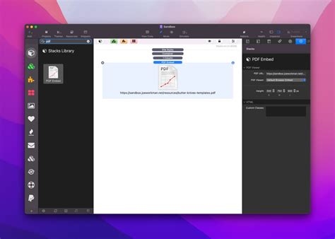 pdf embed stacks addon by weaver s space