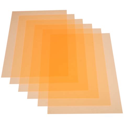 Stobok 6pcs Light Diffuser Sheet Colored Light Gels Colored Sheets