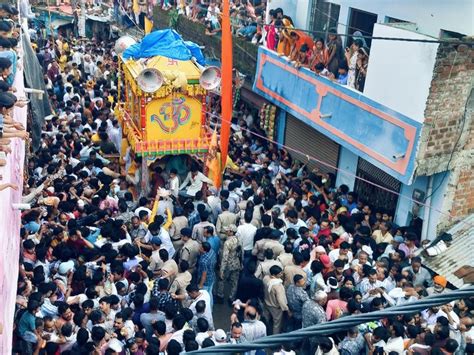 Lord Jagannaths Rath Yatra Started From Manora Dham मानोरा धाम से निकली भगवान जगन्नाथ की