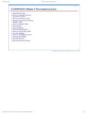 COMP3311 Week 4 Thursday Lecture Pdf 14 03 2023 15 39 COMP3311 Week 4