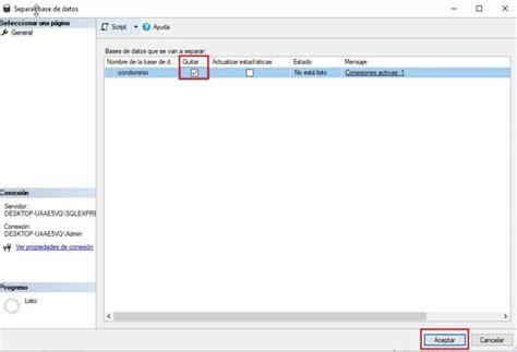 Separar Base De Datos SQL Server Sqlserverdb