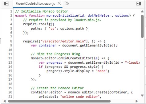 Fix Require Is Not Defined In FluentCodeEditor Issue Microsoft Fluentui Blazor GitHub