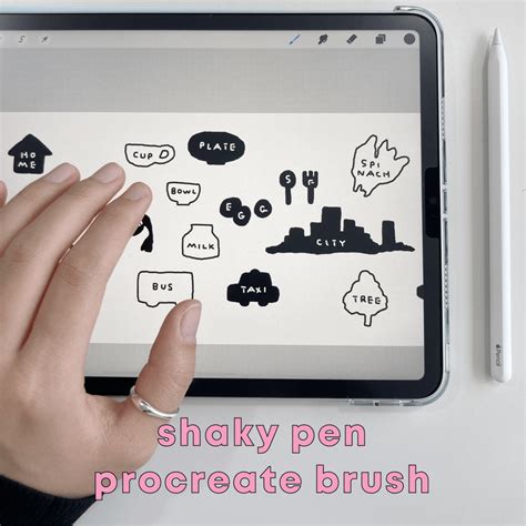 흔들펜 프로크리에이트 브러쉬