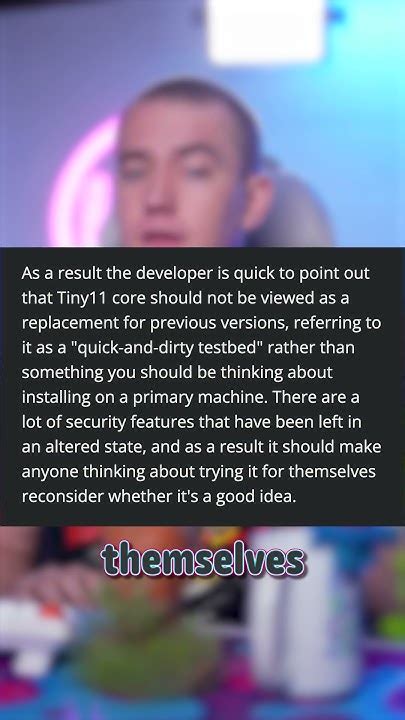 Tiny11 Core Youtube