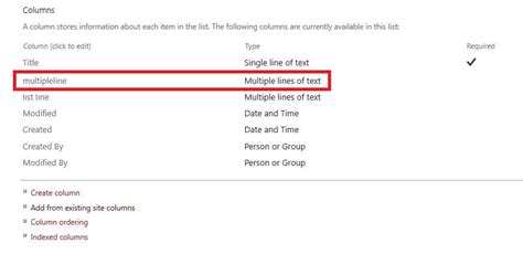 How To Display Search Result Of A Multiple Line Of Text Column