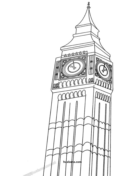 大本钟简笔画图片大全 儿童画 第4页 大山谷图库