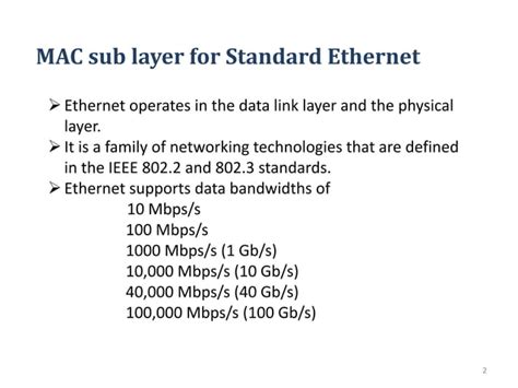 Unit Iv Mac Sub Layer And Network Layer 2pptx