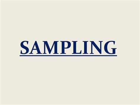 Seed Sampling And Testing Ppt