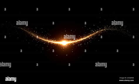 Particle Abstraction Black Background D Rendering D Illustration Stock Photo Alamy