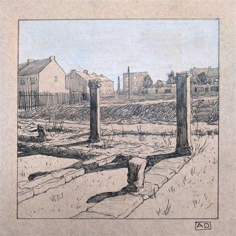 No 16 A Couple Of Columns At Arbeia Roman Fort In South Shields R