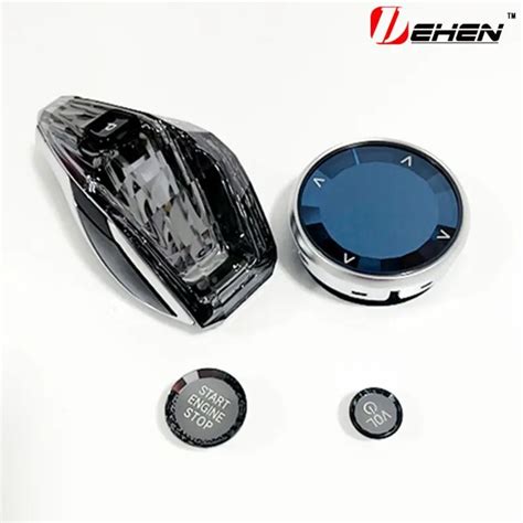 크리스탈 기어 시프트 노브 볼륨 버튼 세트 Bmw X6 시리즈 G06 2020 2021 2022 자동차 Led 인테리어 액세서리 4 피스 Aliexpress