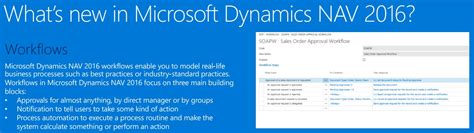 Microsoft Dynamics Nav 2016 Workflow
