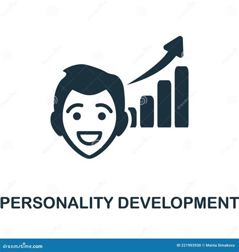 Personality Development Icon Monochrome Simple Element From Soft Skill Collection Creative