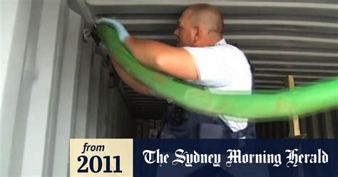 Video Drugs Stashed In Shipping Container