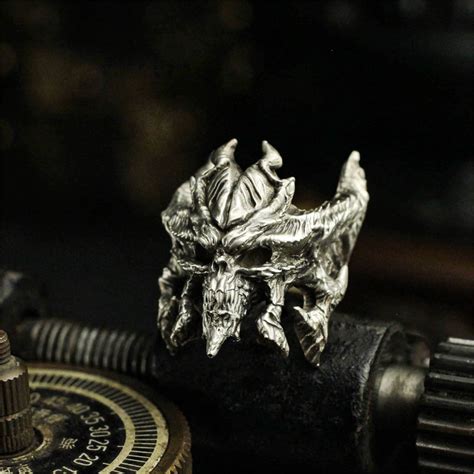 Devil Diablo 925 Silver Ring Diablo Jewelry Powerful And Etsy