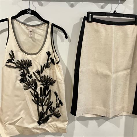 J Crew Dresses J Crew 2piece Cream Silk Tankcream Silklinen Pencil