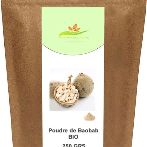 Poudre de Baobab Bio Complément nutritionnel Powerfoods
