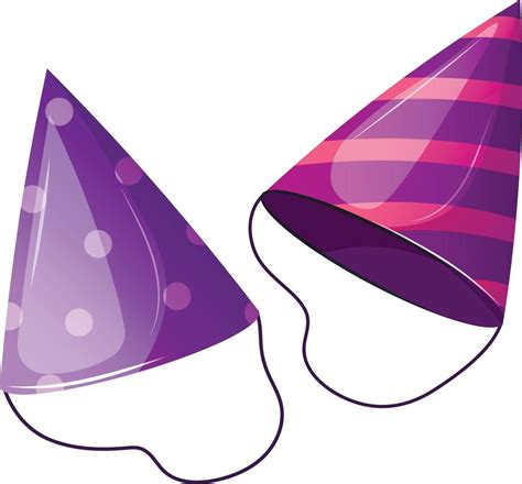 Party Birthday Hat Or Cap Holiday Decoration Celebration Vector