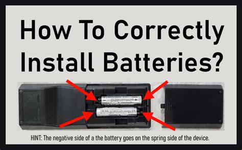 How To Correctly Install Batteries In Battery Operated Devices