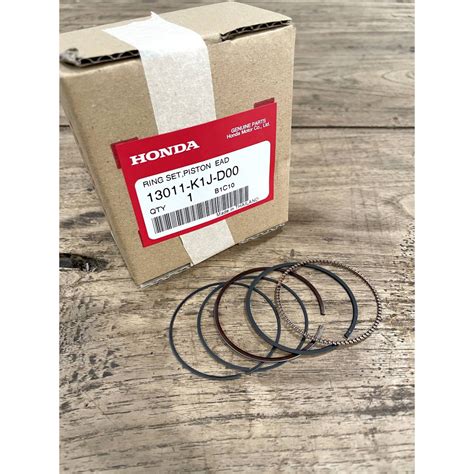 ( 13011-K1J-D00 ) ชุดแหวนลูกสูบ ( ครบชุด ) grom125 แท้ฮอนด้า | Shopee ...