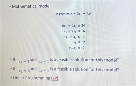 Solved Please Solve The Model Using Excel Solver And Analyze