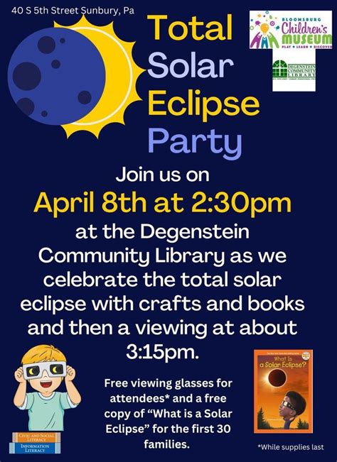 Total Solar Eclipse Program Degenstein Community Library Sunbury 8