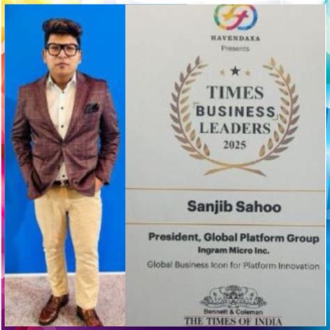 Sanjib Sahoo “global Business Icon” Business Leaders 2025