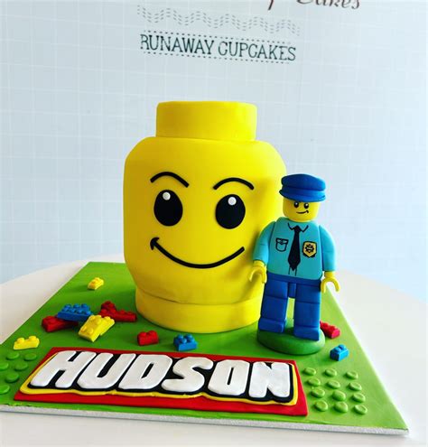 Lego With Figurine Cake Runaway Cupcakes