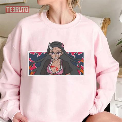 Creepy Nezuko Demon Slayer Kimetsu No Yaiba Unisex Sweatshirt Teeruto