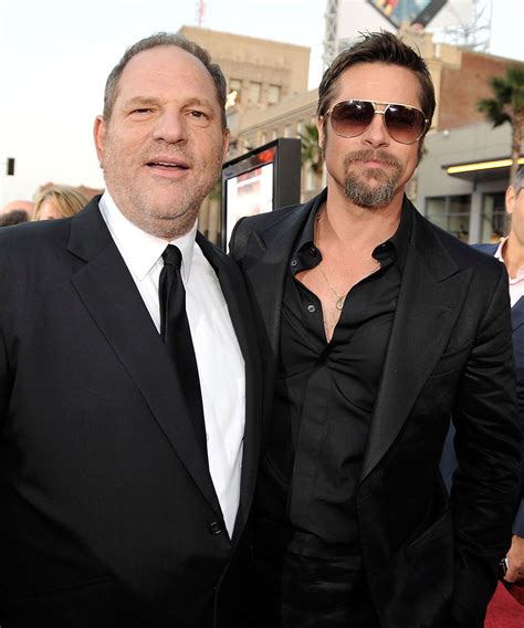 Brad Pitt To Produce Harvey Weinstein Film Their Rocky History