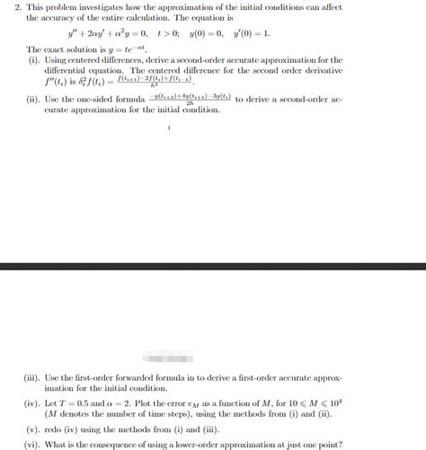 Solved This Problem Investigates How The Approximation Of Chegg